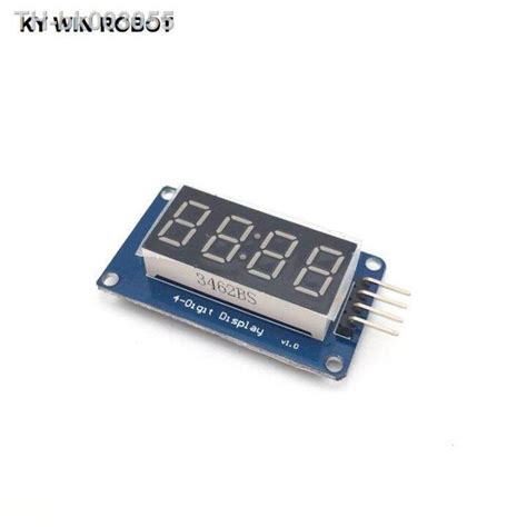 ♠ Tm1637 Led Display Module 7 Segment 4 Bits 036inch Clock Red Anode