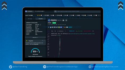 Dextools Trending Service Hot Pairs Top 1 To 10