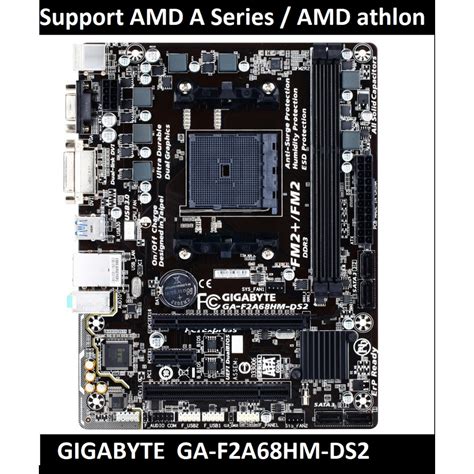 Fm2fm2 Gigabyte Motherboard Ddr3 Amd 64gb Pci E 30 Usb203 Sata Ii