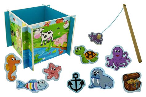 JUEGO PESCA MADERA El Clon