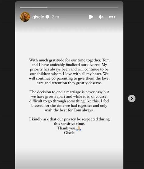 Tom Brady And Gisele Bundchen Confirm Theyre Divorcing After 13 Years