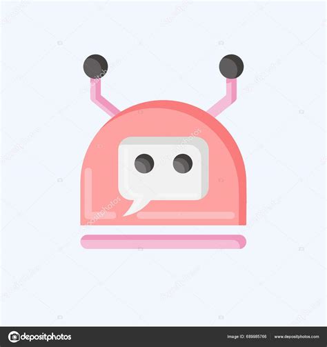 Icon Chatbot Related Machine Learning Symbol Flat Style Simple Design Stock Vector By ©amin