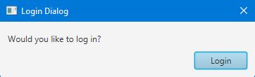 Dialog JavaFX 17