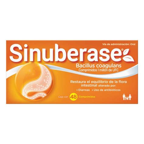 Buy Sinuberase 1 Millionufc 48 Tablets Lactobacillus Coagulans Low