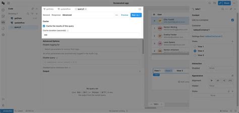 query caching retool docs