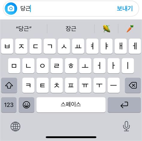 아이폰 채팅에 당근 치면 옥수수 이모티콘 나오는데 왜그런걸까용 지식in
