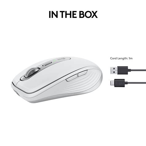 Logitech Mx Anywhere 3s Wireless Bluetooth Fast Scrolling Mouse With