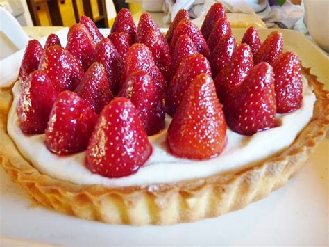 Operation Eat Ricotta And Strawberry Tart