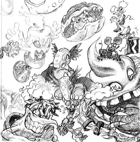 {digimon} Sketch2 Sukamon Etc By Llllle On Deviantart