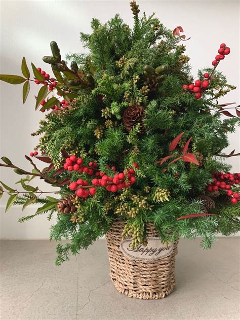Christmas Tree 크리스마스 꽃꽂이 크리스마스 꽃꽂이