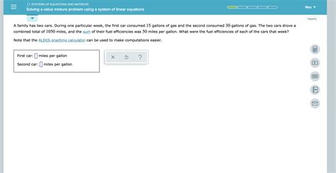 Answered O Systems Of Equations And Matrices Max Solving A Value Mixture Problem Using A System