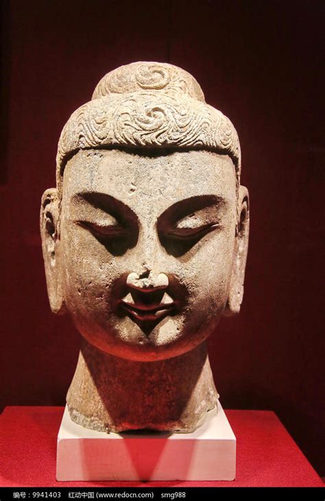 石雕佛头北齐高清图片下载 红动中国