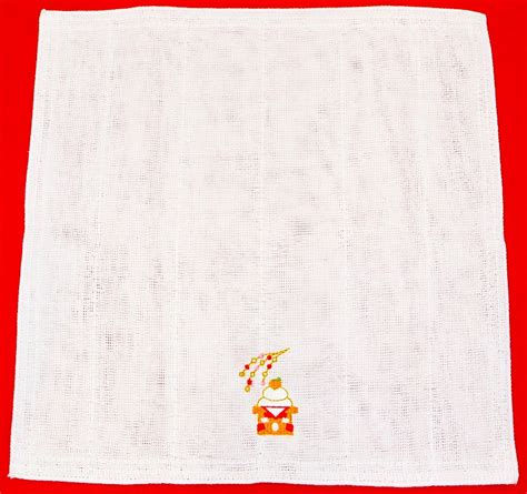 【楽天市場】2024年 干支タオル 袋入り 刺繍入り 蚊帳ふきん 鏡餅 タオル 干支 はんかち セット かわいい お年賀 粗品タオル