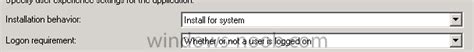 Application Not Available To Select From List In Install Application