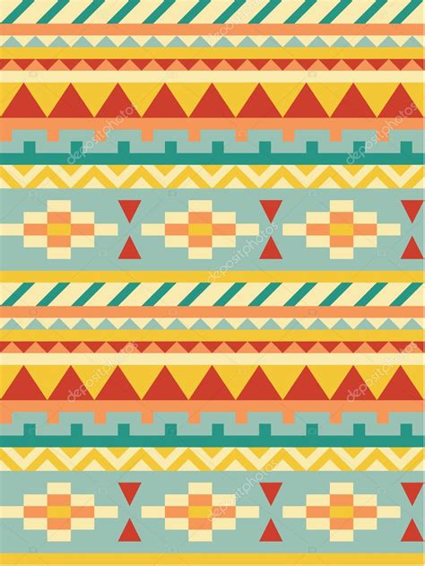 Bright Aztec Pattern — Stock Vector © Radiocat 10379198