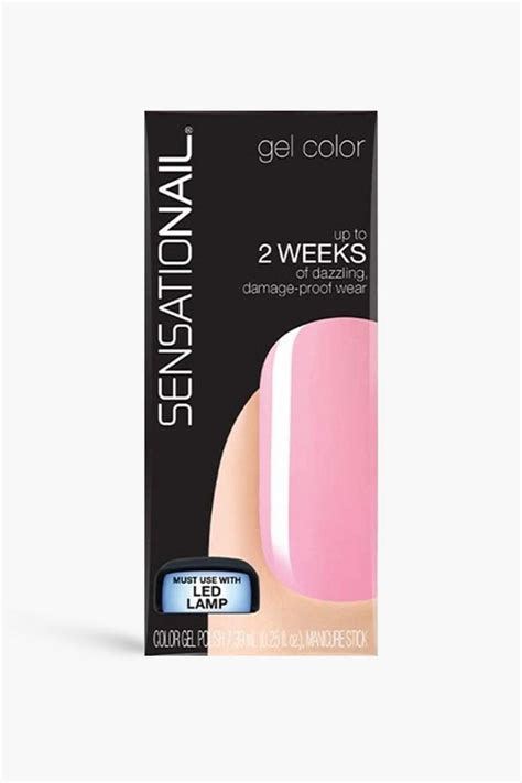 Sensationail Gel Nail Polish Pink Boohoo Uk