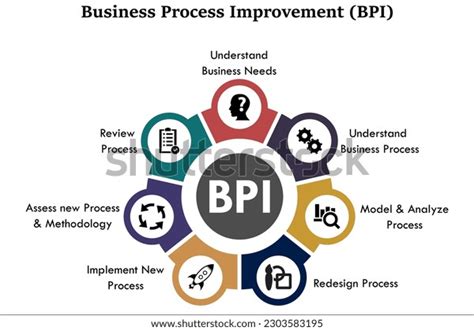Business Process Improvement Bpi Infographic Template Stock Vector Royalty Free 2303583195