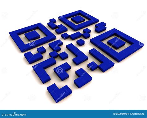 QR Or Quick Response Code Royalty Free Stock Photos Image 25703408