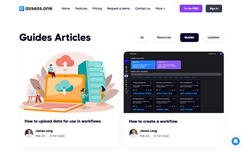 Assess One Workflow Guides