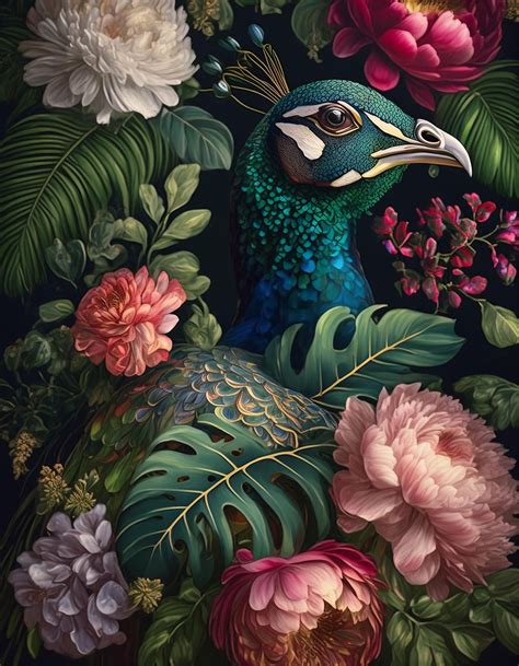 Download Ai Generated Bird Peacock Royalty Free Stock Illustration