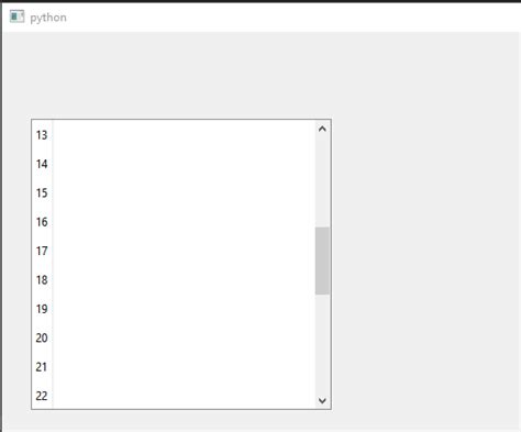 Python Table Does Not Load Data While Reading File Shows Empty Table