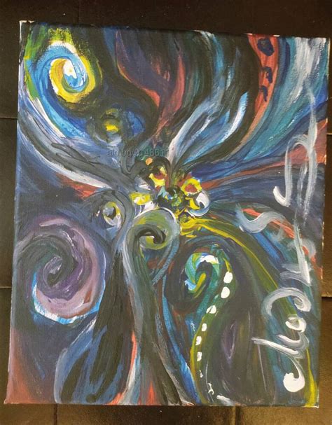 Another Century Картина с темперни бои 25 Cm 30 Cm Платно канава Maria Stankulova Оригин