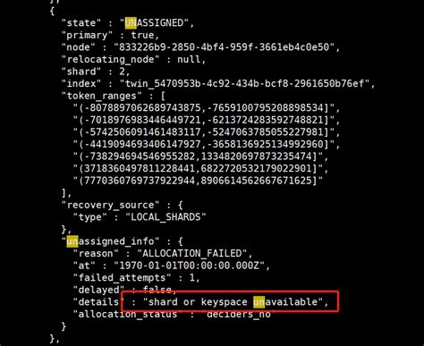 After Elassandra Creates An Index Some Shards Are Not Normal · Issue