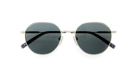 Specsavers Mens Glasses Hossegor Sunglasses Gold Round Metal