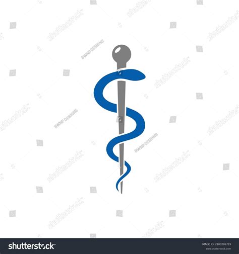 Rod Asclepius Vector Stock Illustration Stock Vector Royalty Free