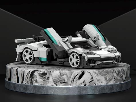 Lego Moc Mercedes Amg One By Brickmrbear Rebrickable Build With Lego