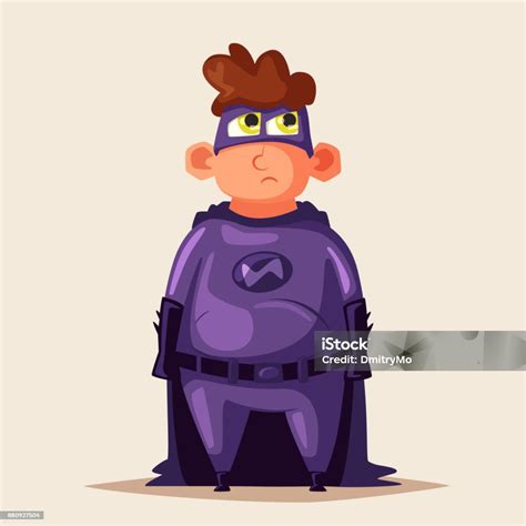 꼬마 슈퍼 히어로 재미 있는 의상을 입고입니다 만화 벡터 일러스트 레이 션 6 7 살에 대한 스톡 벡터 아트 및 기타 이미지 6 7 살 School Carnival