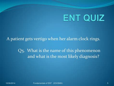 Ppt Ent Quiz Powerpoint Presentation Free Download Id 1477685