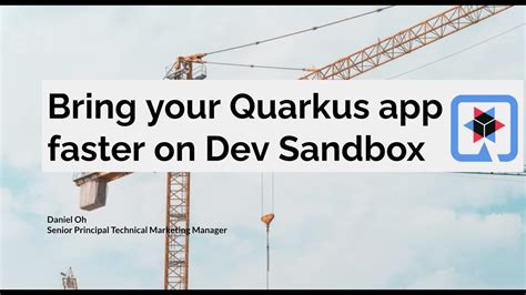 Bring Your Quarkus App Faster On Developer Sandbox Youtube