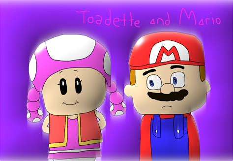 Mario And Toadette By Joeyhensonstudios On Deviantart