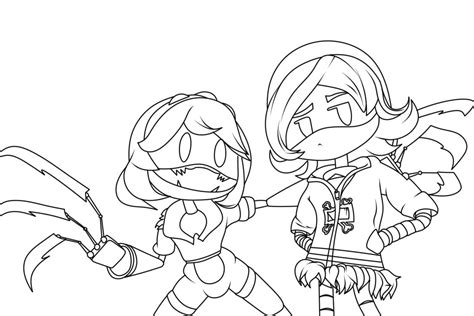 Murder Drones Coloring Pages Coloringlib