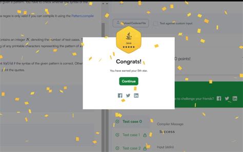 Im Excited To Share That Ive Earned My 5th Star In Java On