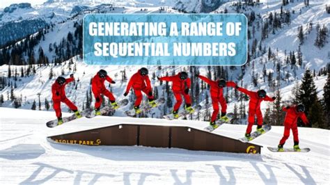 Generating A Range Of Sequential Numbers Excel Tips Mrexcel Publishing