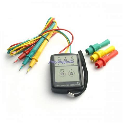 Digital Phase Sequence Indicator Checker Tester Vc850