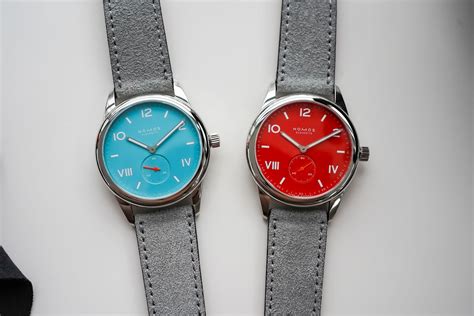 First Look The New Nomos Club Campus Nonstop Red And Endless Blue