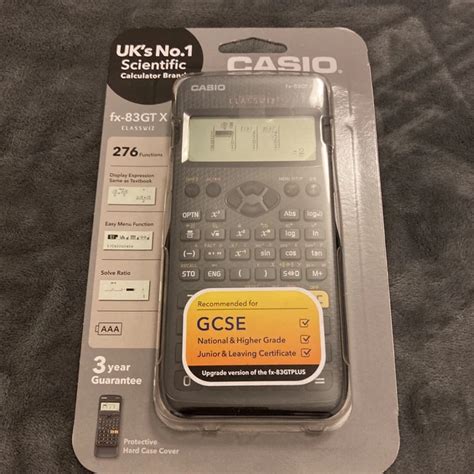 Casio Fx Gtx Scientific Calculator Black Gcse Functions As A Levels Eur