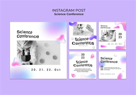 Conception De Modèle De Science De Gradient Psd Gratuite