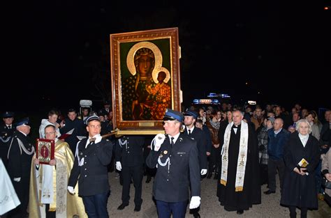 Nawiedzenie Kopii Obrazu Matki Bożej Jasnogórskiej Parafia św Marii Magdaleny w Brudzewie