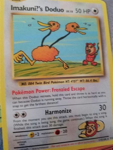 How Rare Is Imakunis Doduo Card Pokémon Trading Card Game Amino
