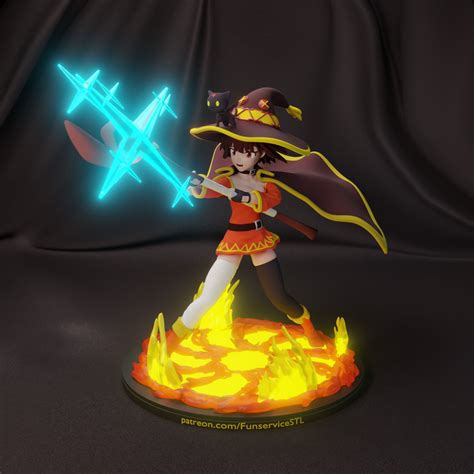 3d Printable Sfw Crimson Demon Anime Girl By Funservicestl