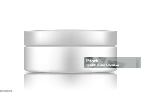 배경 로션 크림 무스 분말에서 분리 캡 모형 흰색 화장품 항아리 3차원 형태에 대한 스톡 벡터 아트 및 기타 이미지 3차원 형태 가리기 각질제거 Istock