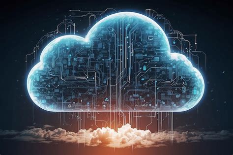 Premium Photo Exploring Cloud Computing Security And Efficiency In