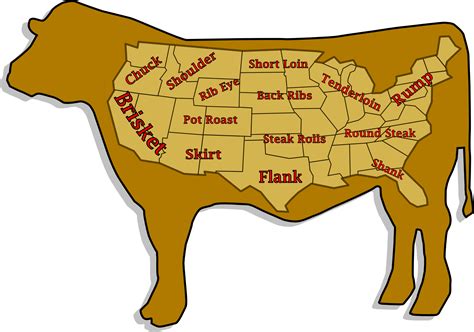Map Of Beef Cuts Free Image Download