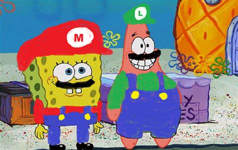 Spongebob Vs Mario