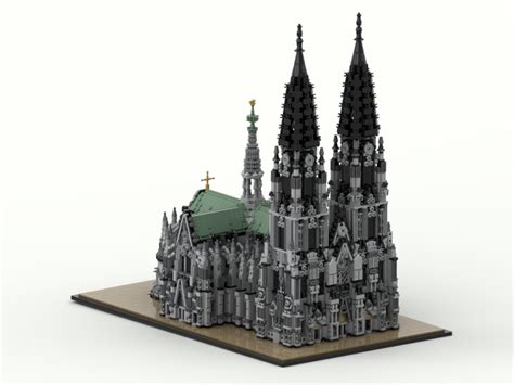 Lego Moc Cologne Cathedral By Pontus Gehrmann Mocs Rebrickable