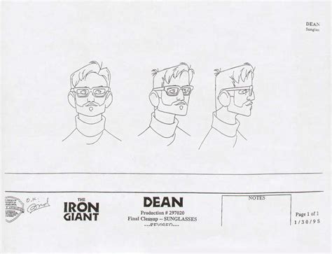 Living Lines Library The Iron Giant Character Dean Mccoppin